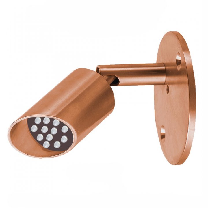 LED PIVOT LIGHT – COPPER - Bondilights