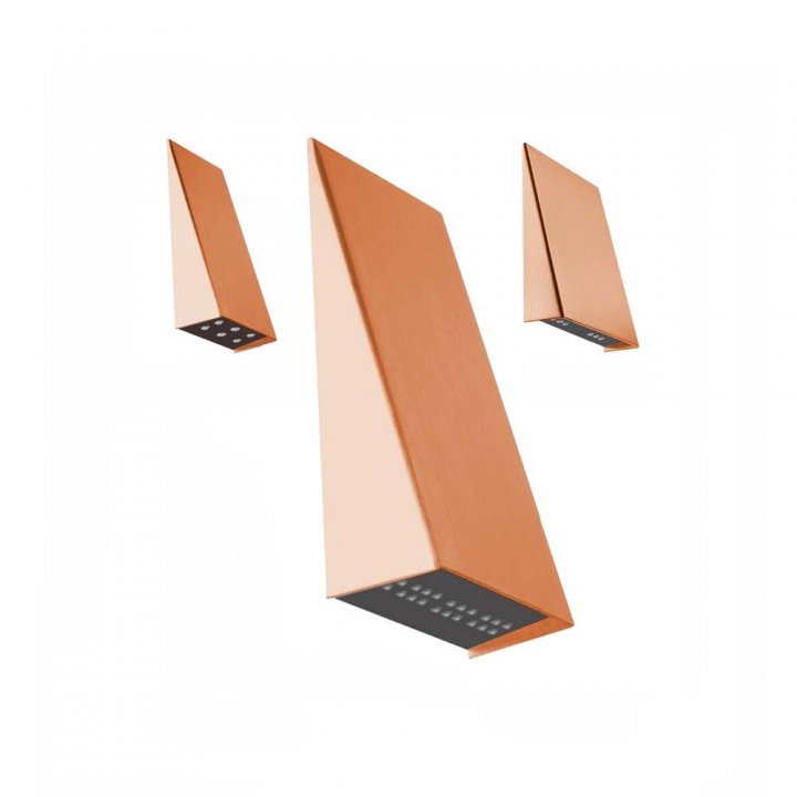 LED WEDGE WALL LIGHT – COPPER - Bondilights